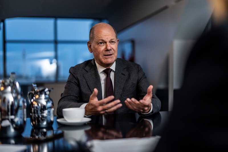 Olaf Scholz: Olaf Scholz im Interview mit dem Stern